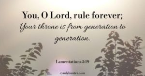 Unchanging God | Cyndy Hunter